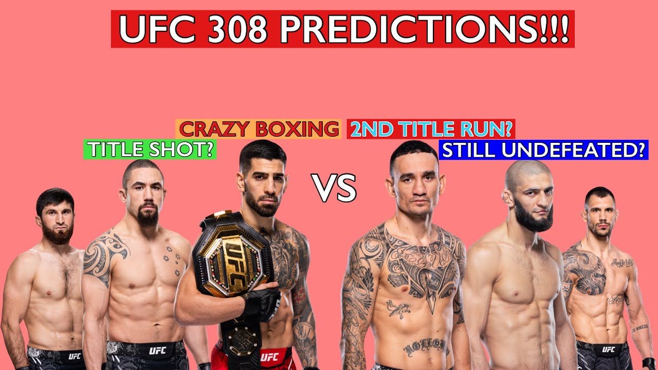 UFC 308 PREDICTIONS!!! (STACKED CARD) - YouTube
