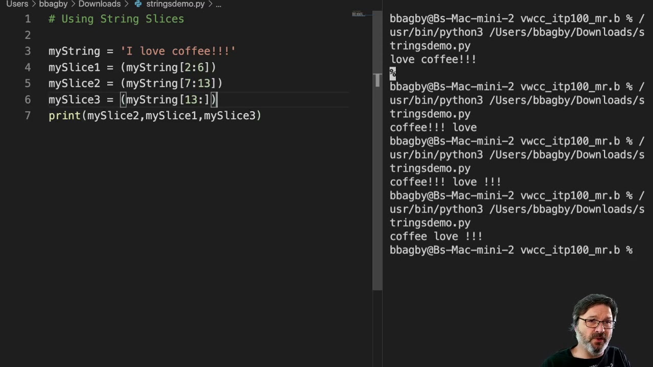 String Slicing And Concatination Youtube