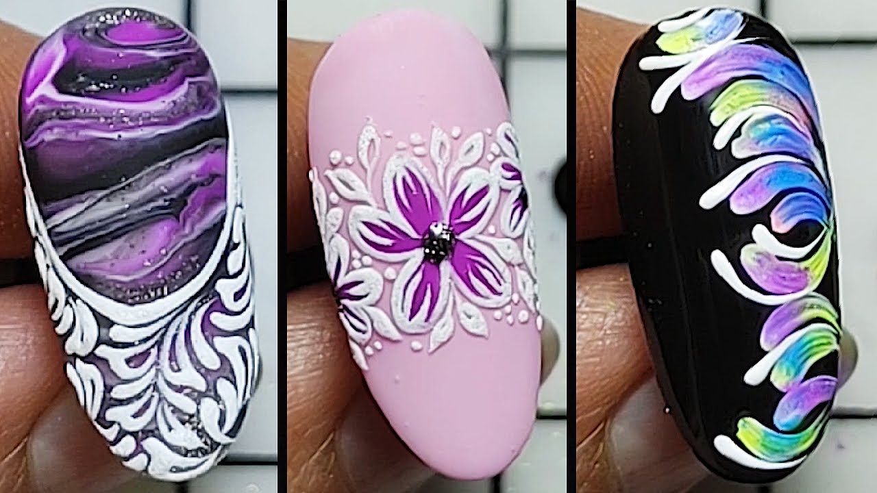 5 Step-by-Step Nail Art Tutorials for Beginners | Nailicious - YouTube