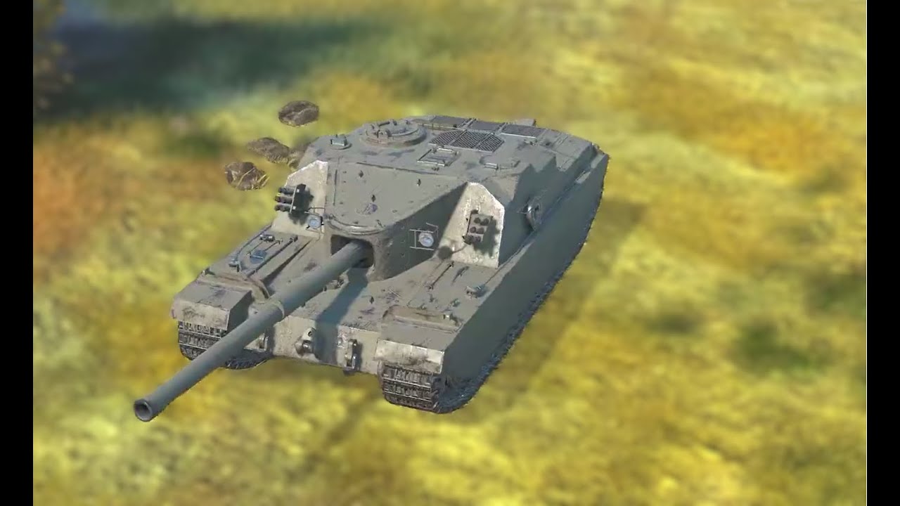 Тест Новой ПТ-САУ FV 205B Tanks Blitz - YouTube