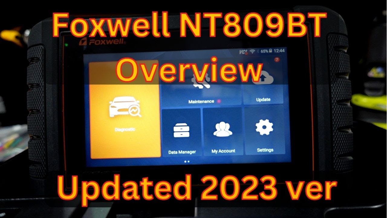 Foxwell NT809BT Overview 2023 ver. 3 years free updates and improved ...