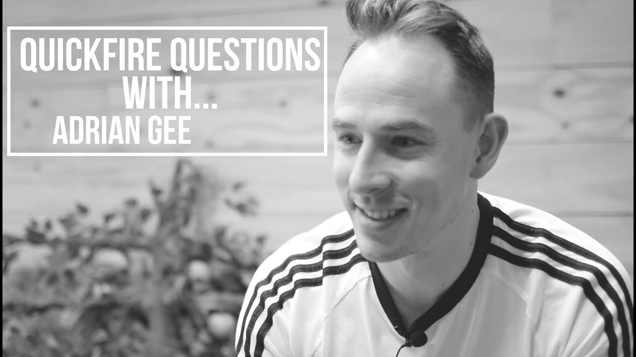 Quickfire Questions with Adrian Gee - YouTube