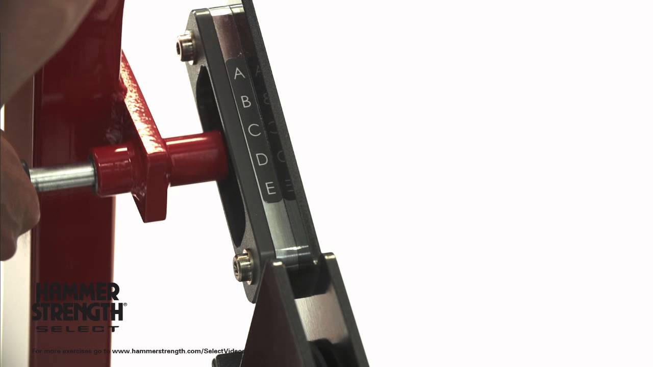 Hammer Strength Select Chest Press - YouTube