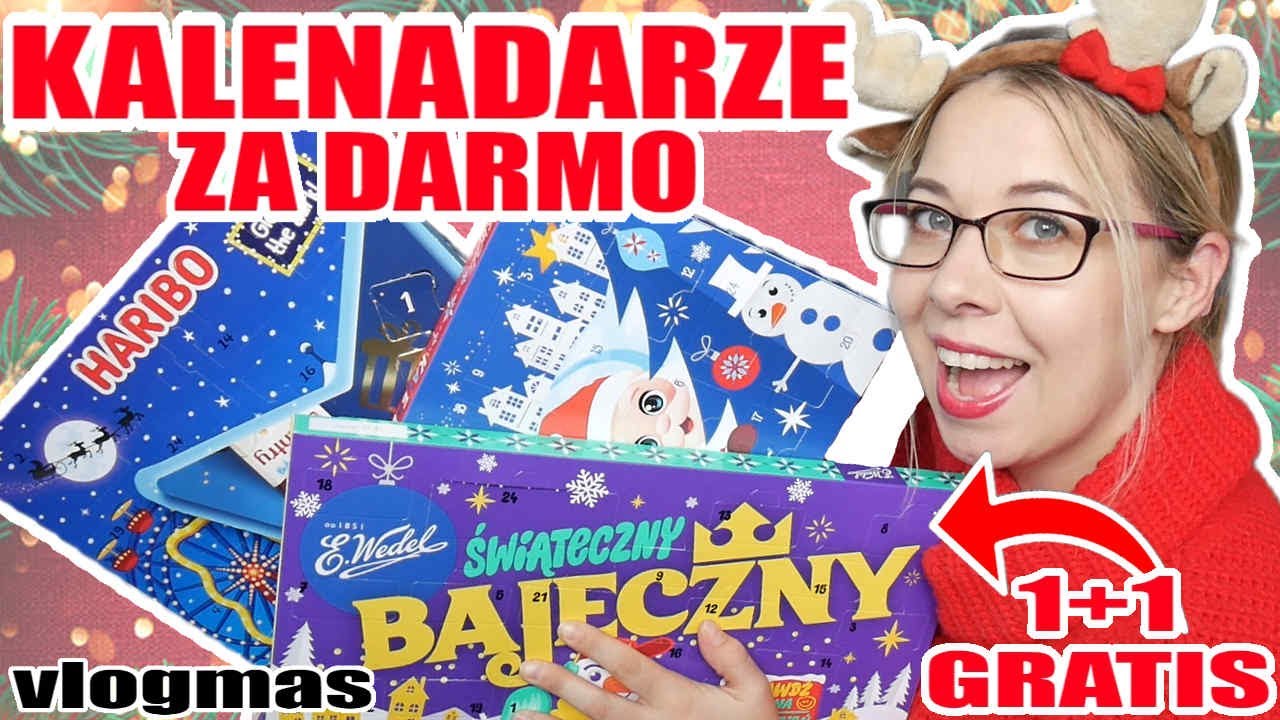 DARMOWE KALENDARZE ADWENTOWE #vlogmas #kalendarzadwentowy #biedronka - YouTube