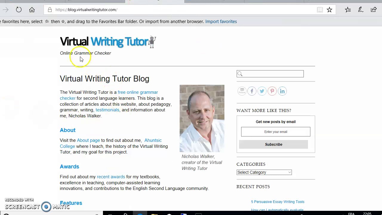 Virtual Writting Tutor in a few steps - YouTube
