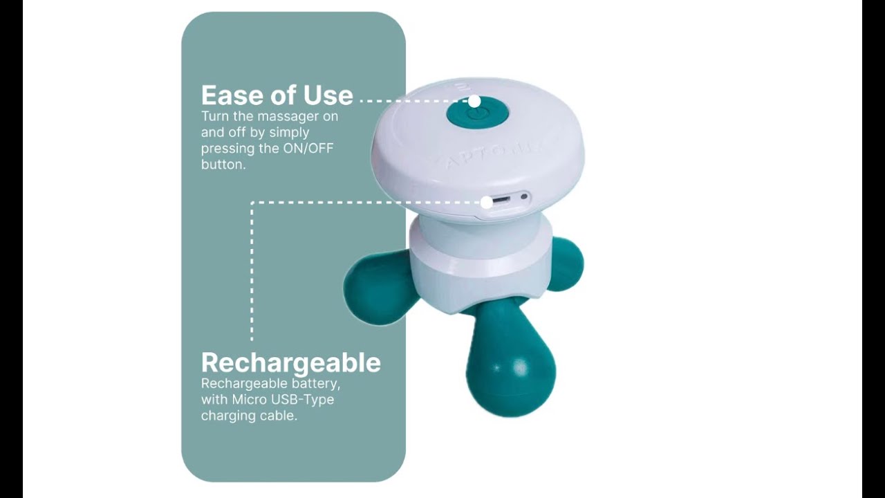 Hand Massager by Decathlon MH500 | Portable, Rechargable and perfect ...