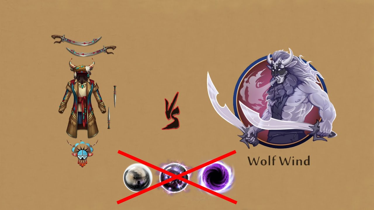 Shadow Fight 2 || CREATOR OF THE WINDS SET vs WOLF WIND BOSS - YouTube