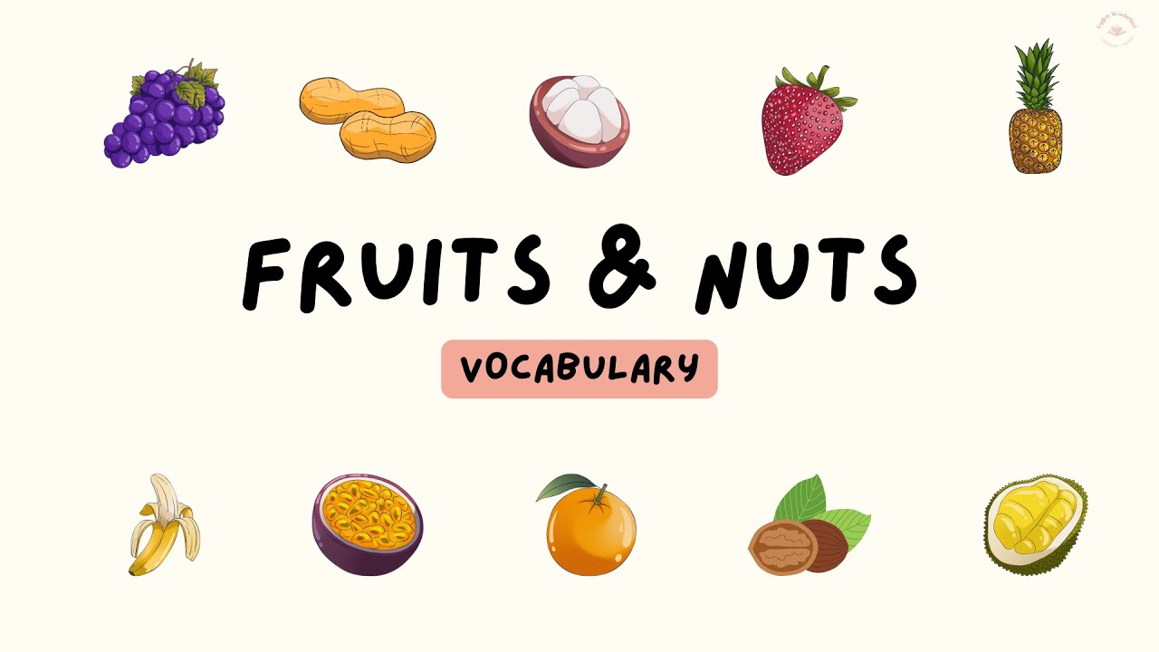 80+ Fruits and Nuts Vocabulary With Pictures and Pronunciation | Common ...