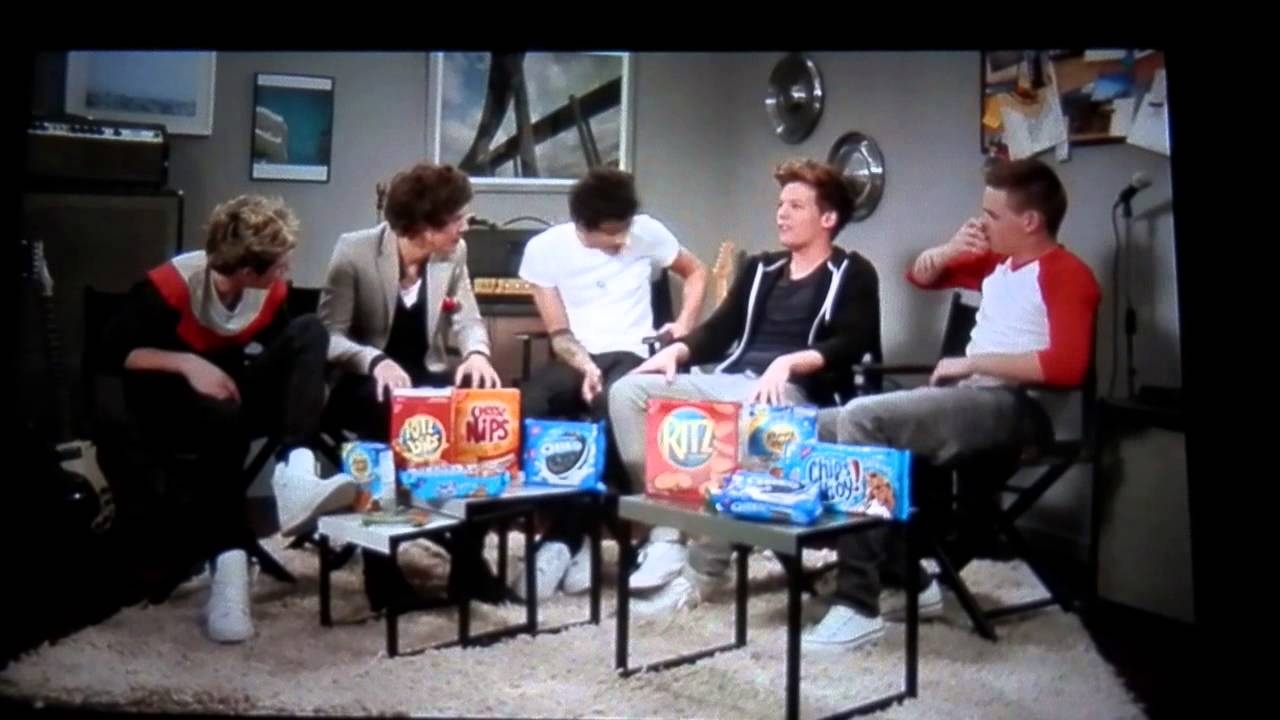 Bloopers - One Direction Nabisco - YouTube
