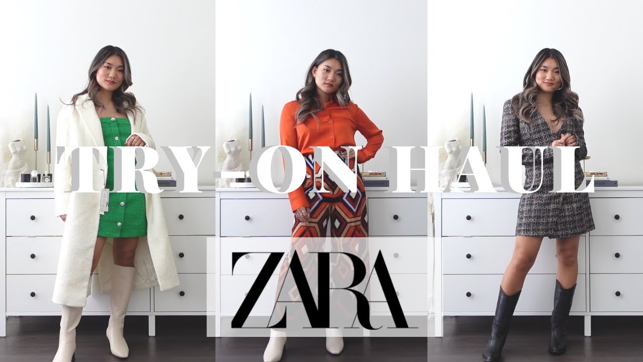 ZARA NEW IN TRY ON HAUL | Fall winter collection | Ayaka Styles - YouTube