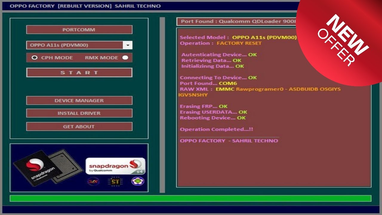 OPPO FACTORY [Rebuilt Version] Overcoming Android Forgot Code, For Only ...