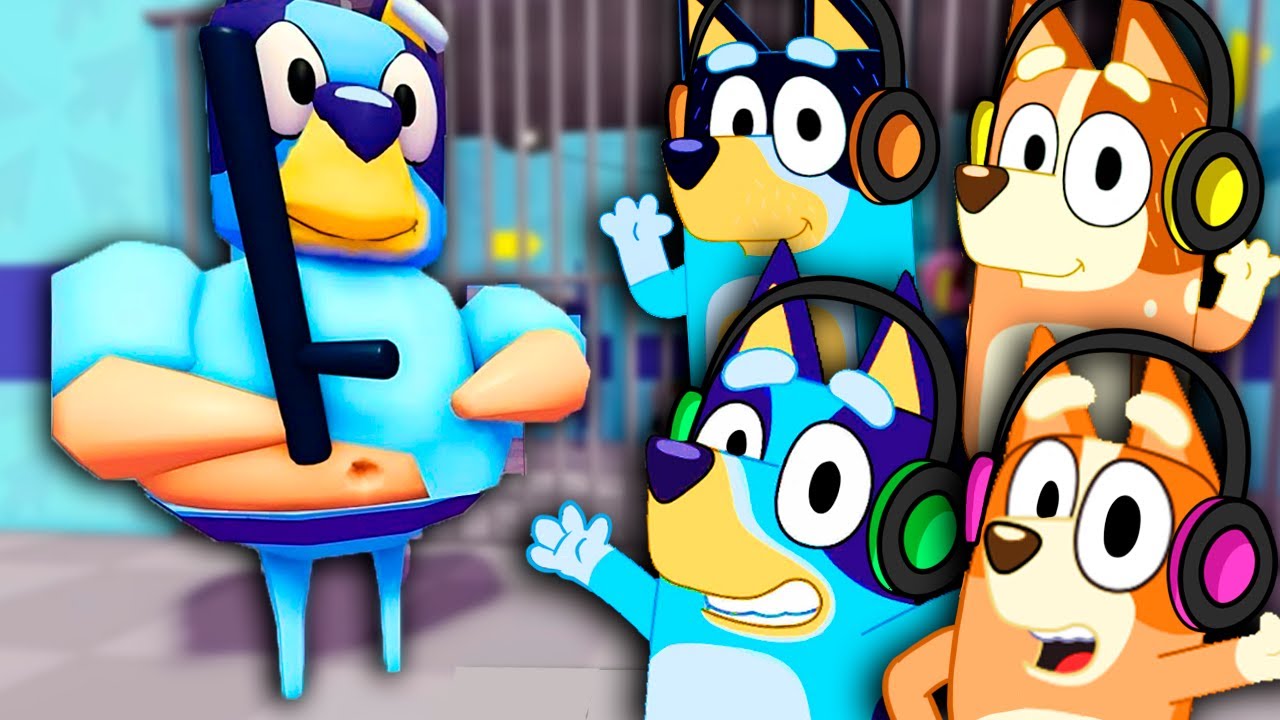 Bluey & Bingo Escape BLUEY PRISON! - YouTube