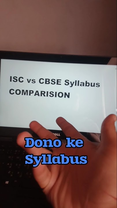 ISC VS CBSE BOARD SYLLABUS COMPARISON #iscboard #cbse #jee #minivlog #shorts - YouTube