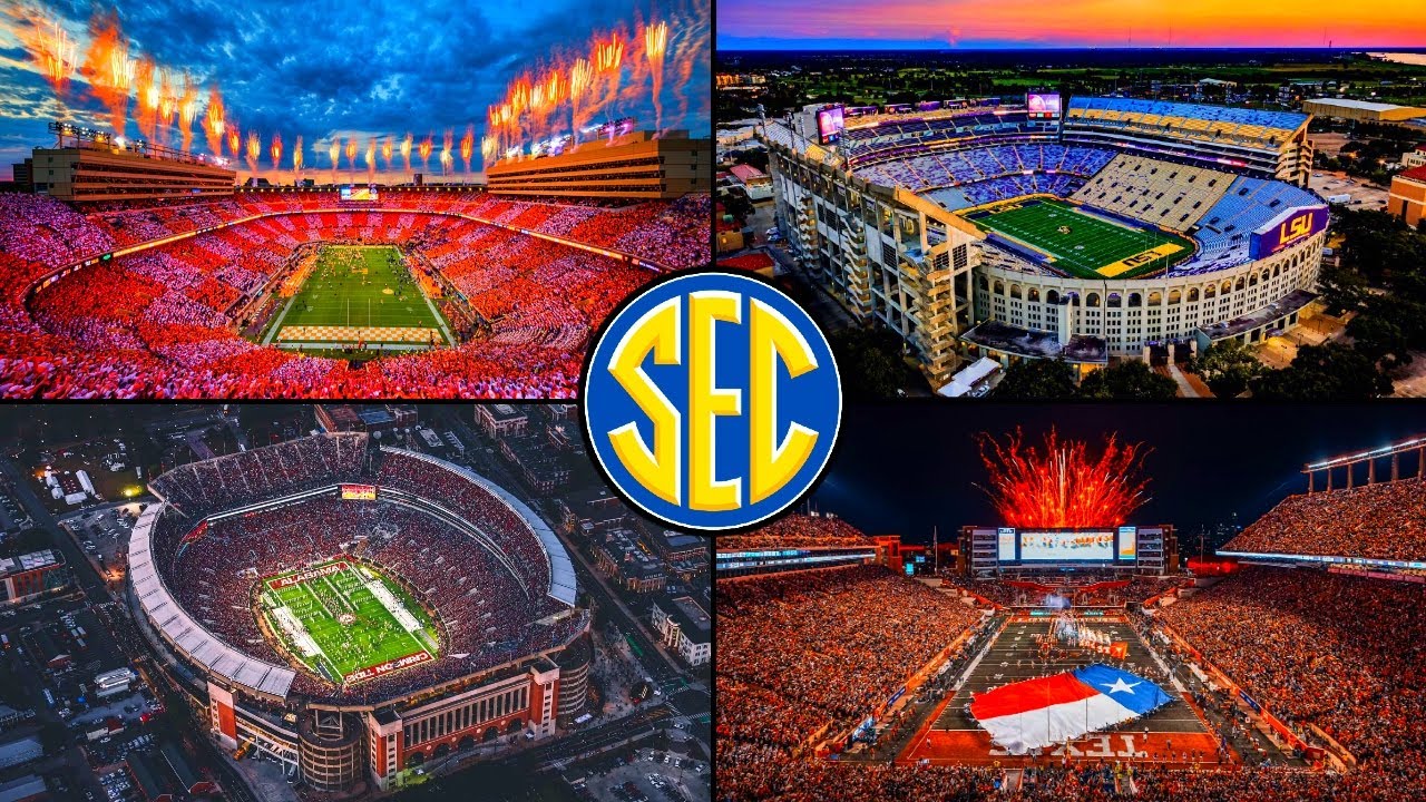 SEC Football Stadiums RANKED! - YouTube