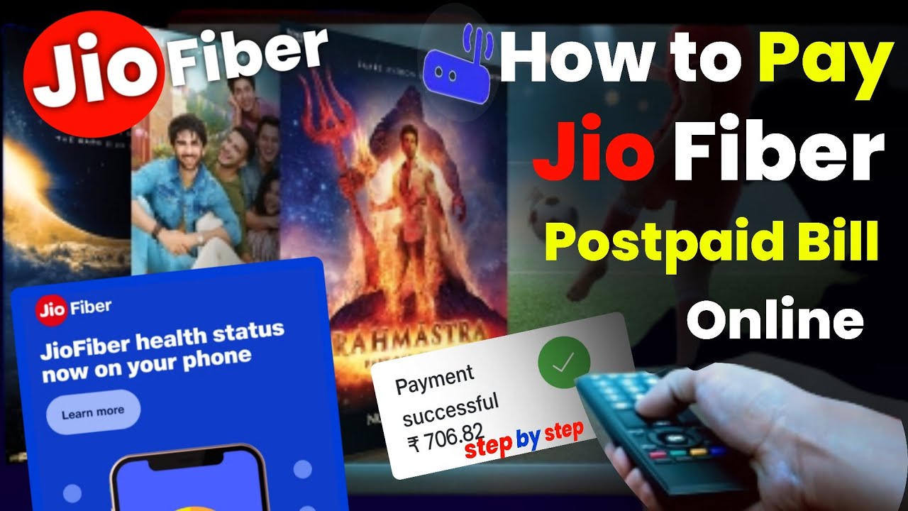 How to Pay Fiber Postpaid Bill Online Telugu 2023 || Pay Jio Fiber ...