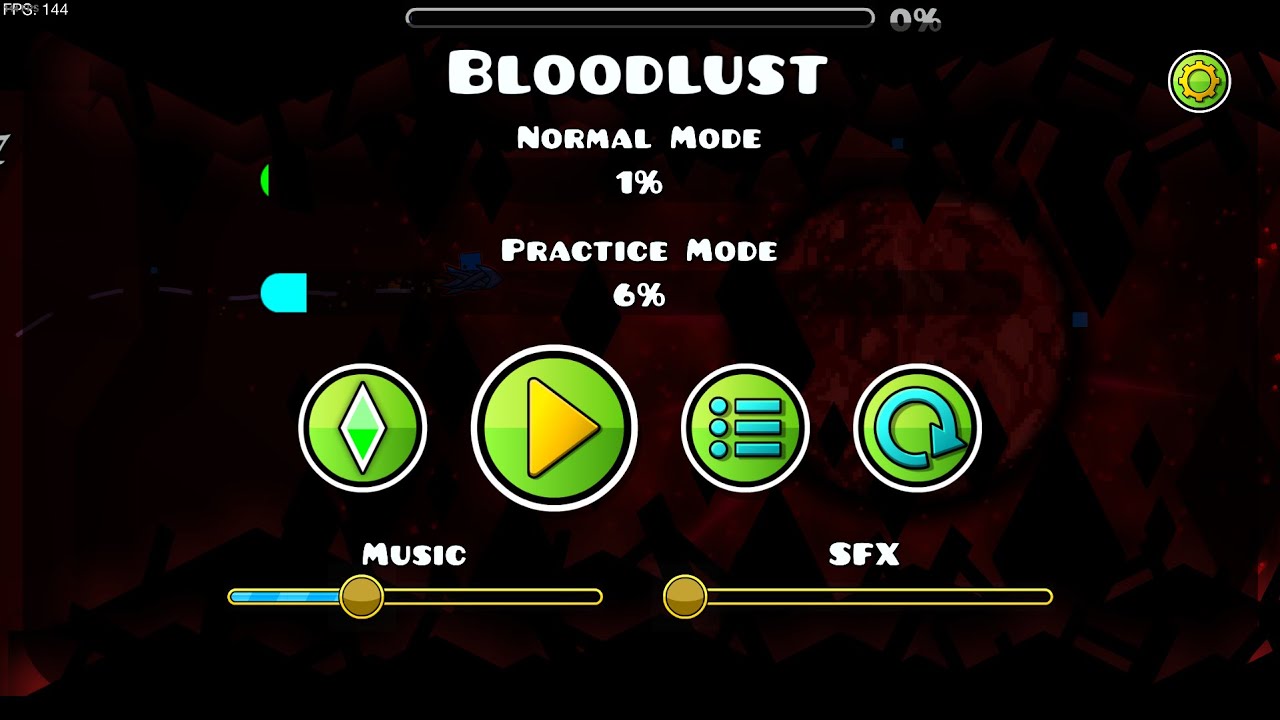 Attempting to beat bloodlust on practice mode - YouTube