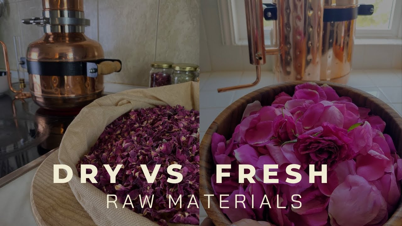 Dry or fresh raw materials - better for distillation - YouTube