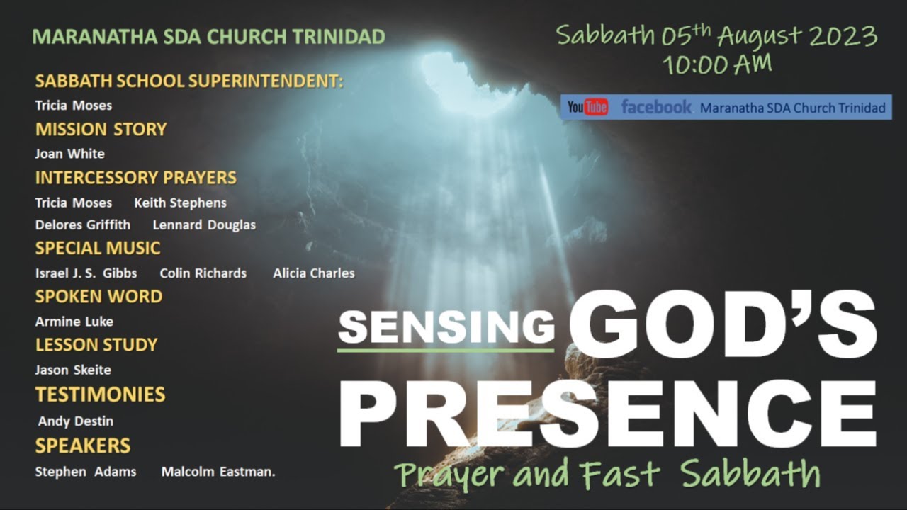 Sensing God's Presence 2 || Sabbath 05th August 2023 - YouTube