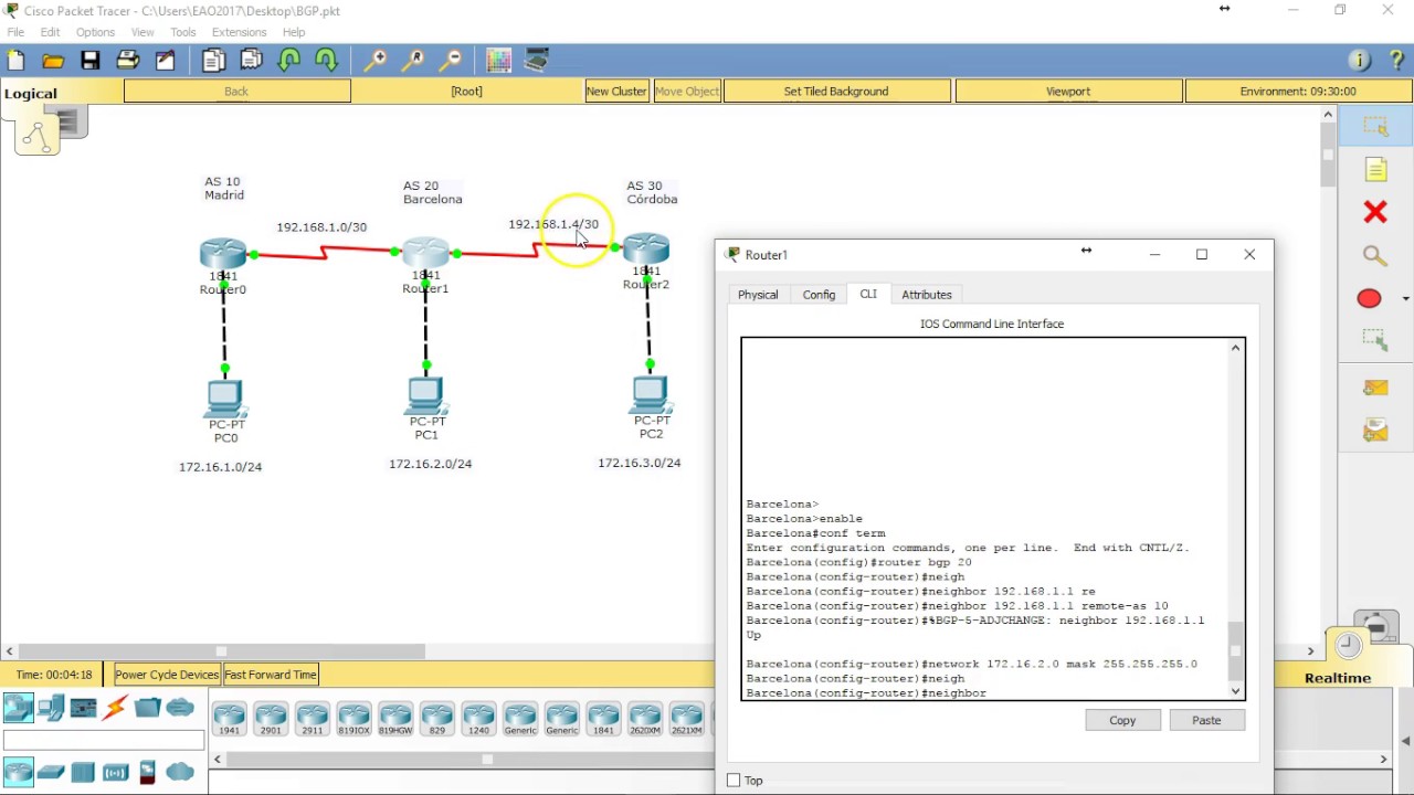 Curso Cisco CCNA - Enrutamiento BGP - Escuela Ciberseguridad Alcántara ...