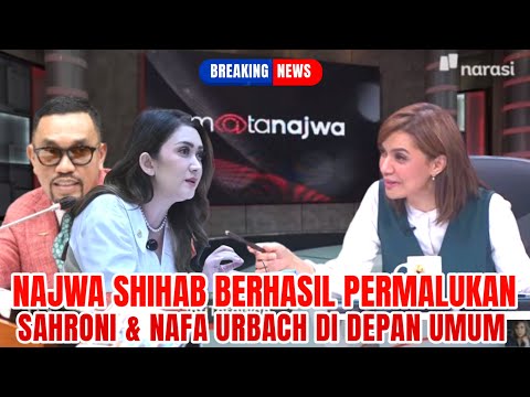 Detik Detik Najwa Shihab Permalukan Ahmad Sahroni dan Nafa Urbach Di Depan Umum