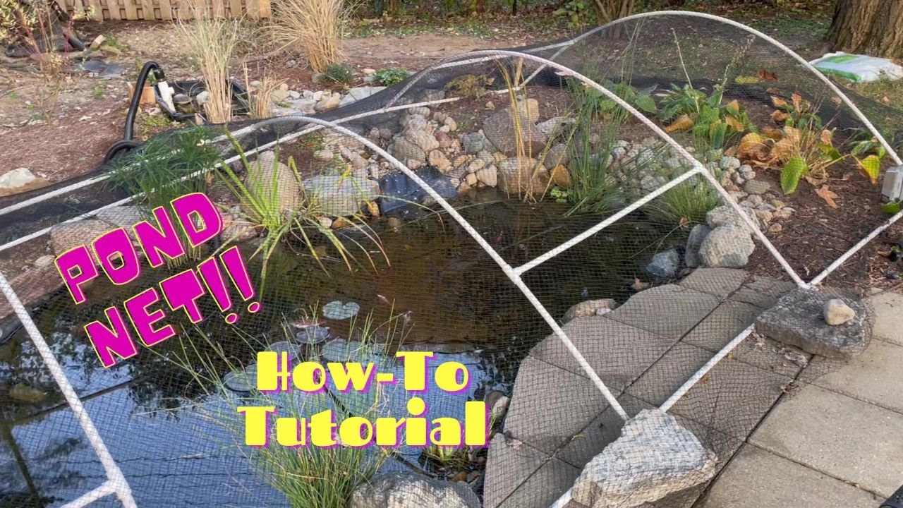How to Put a Net Over a Pond | How-To Tutorial - YouTube