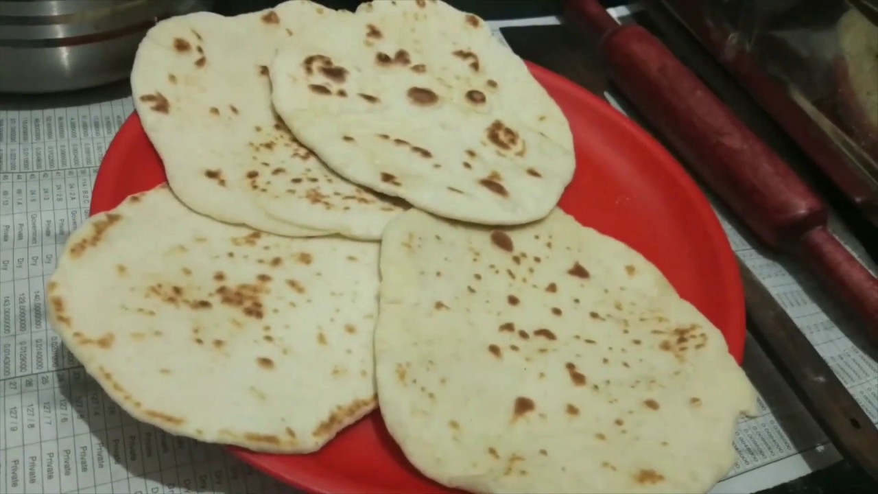 naan rotti recipe using dosa tawa/ soft egg less butter naan recipe ...