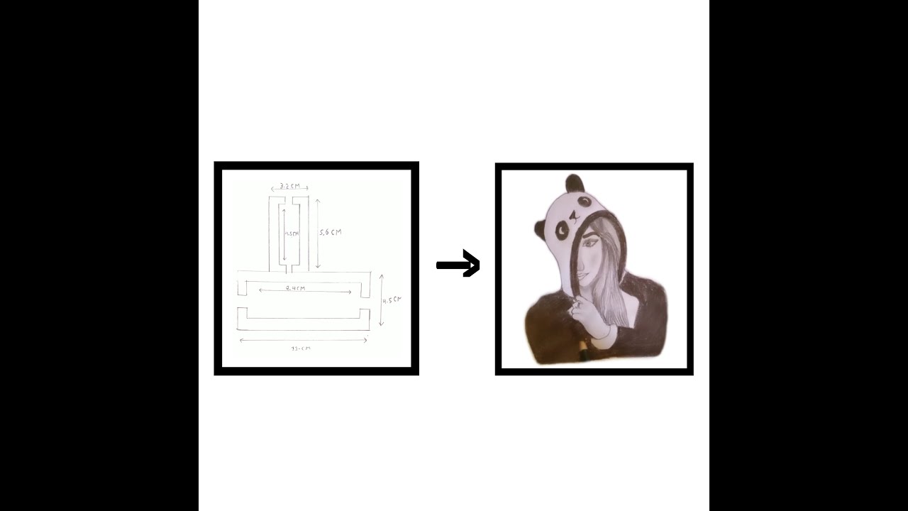 Easy way of drawing in step by step of girl in huddy - YouTube