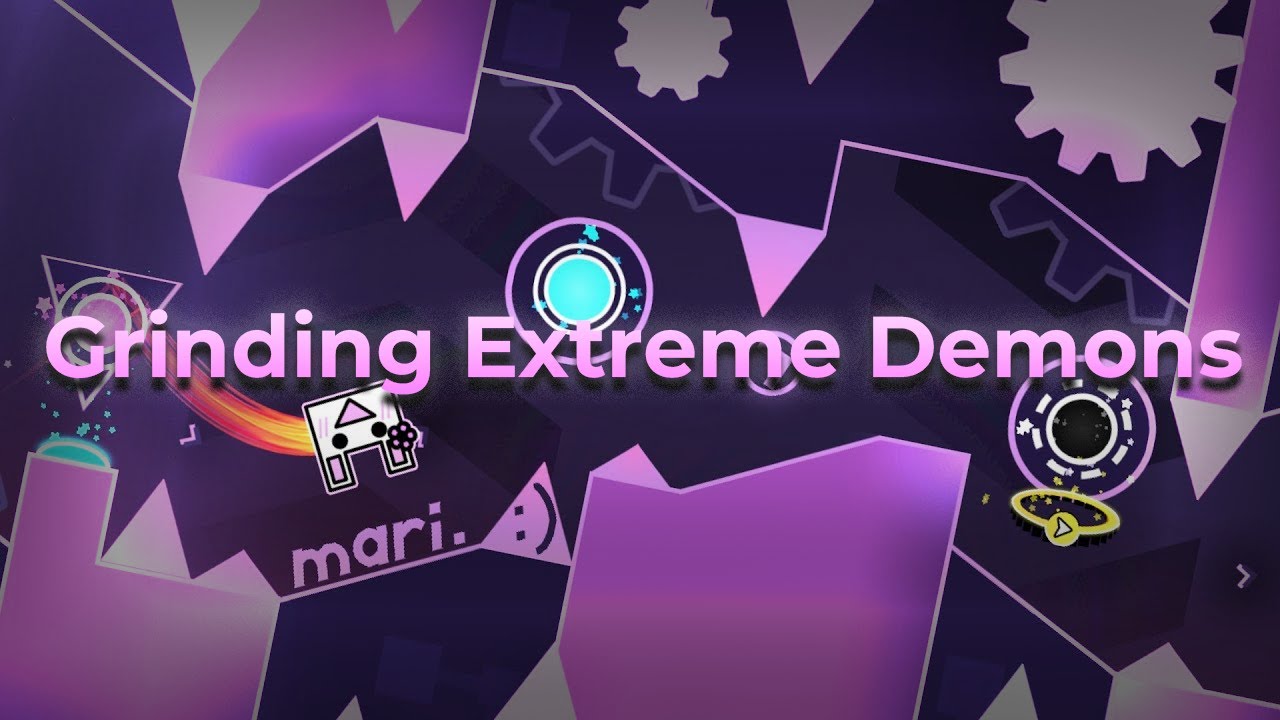 Grinding extreme demons for aredl - YouTube