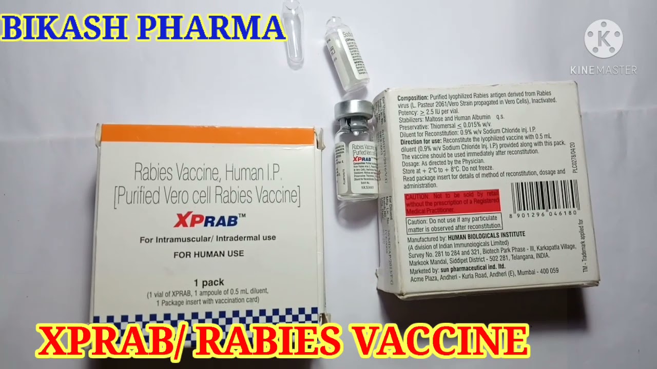 XPRAB / VERO CELL RABIES VACCINE/RABIVAX S/ABHAYRAB/ZUVIRAB/RABAVERT ...