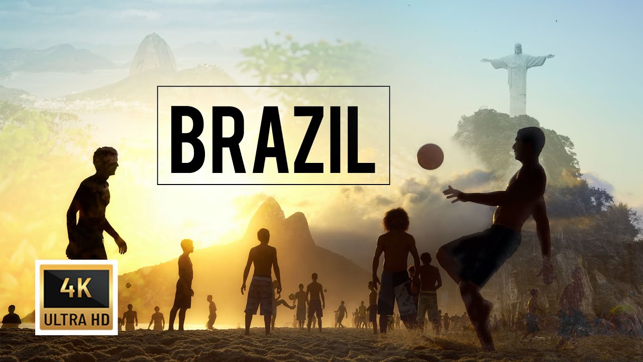 4K BRAZIL | Scenic Relaxation | Brazil Scenery | Rio De Janeiro - Drone ...