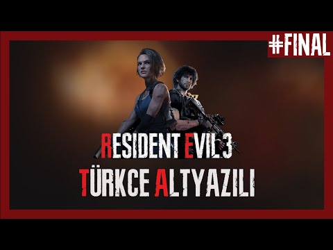 NEMESİS'İN ÖLÜMÜ | Bölüm 20 (FİNAL) | (Resident Evil 3 Remake Türkçe Altyazılı)