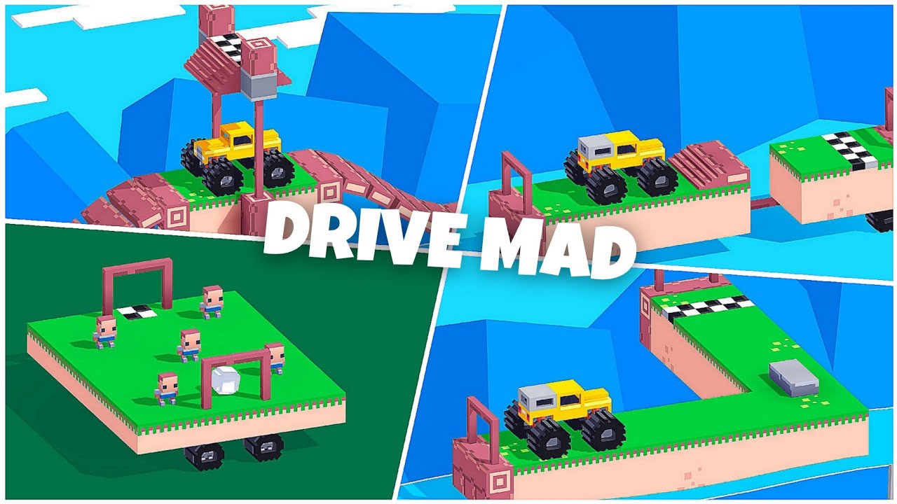 Drive Mad Mix Level Gameplay Walkthrough 🚗🚐 - Fancade | E.P.NO.141 ...