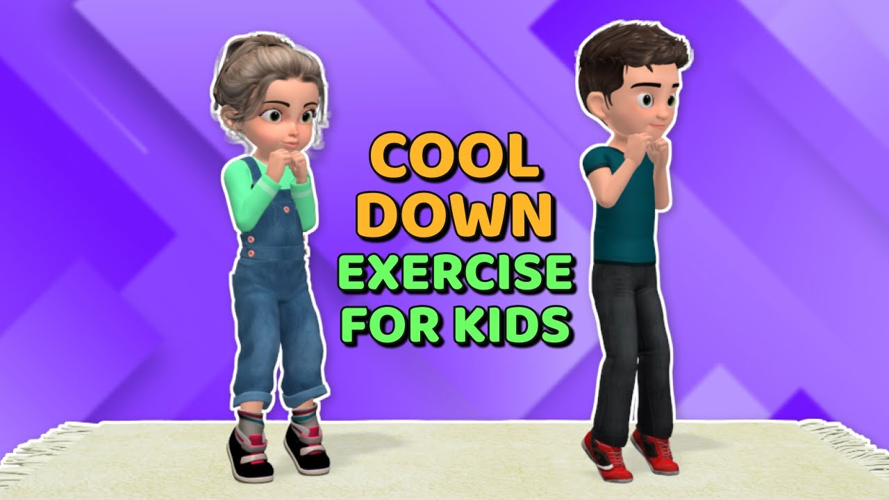 QUICK COOL DOWN FOR KIDS - END OF THE DAY EXERCISE - YouTube