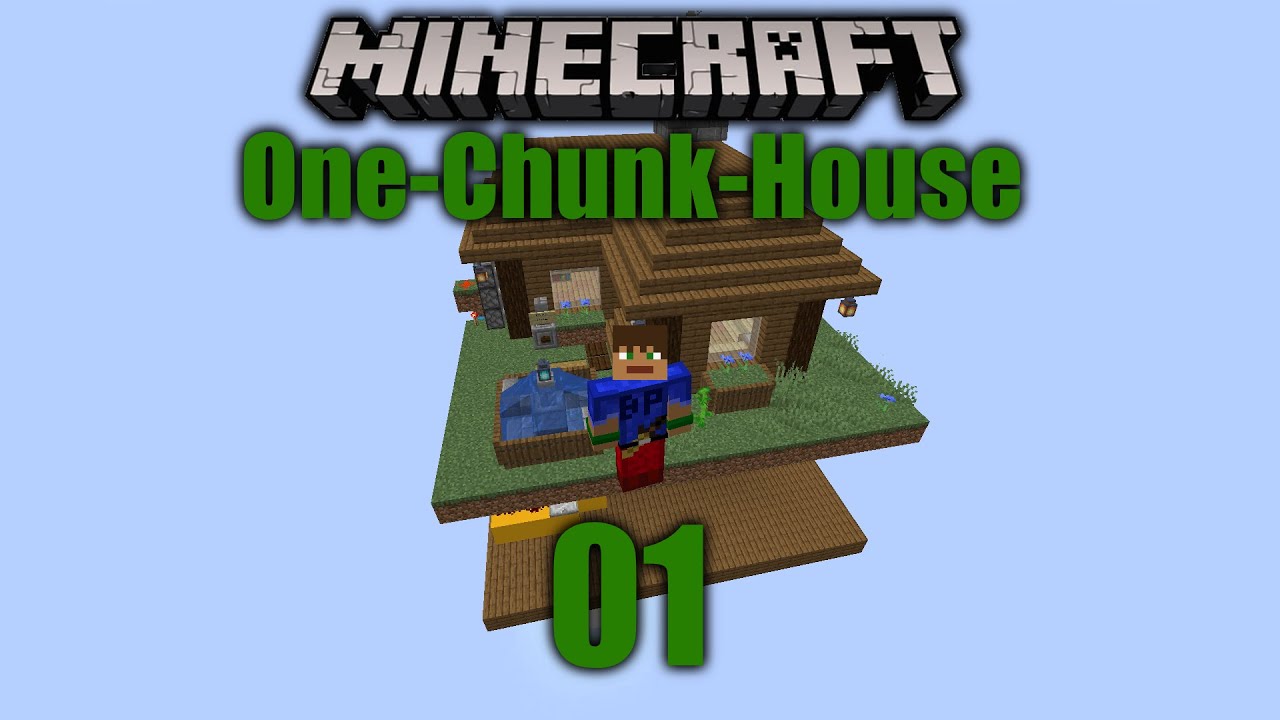 Let's build: One Chunk House 01 --- Ein Haus in einem Chunk bauen - YouTube