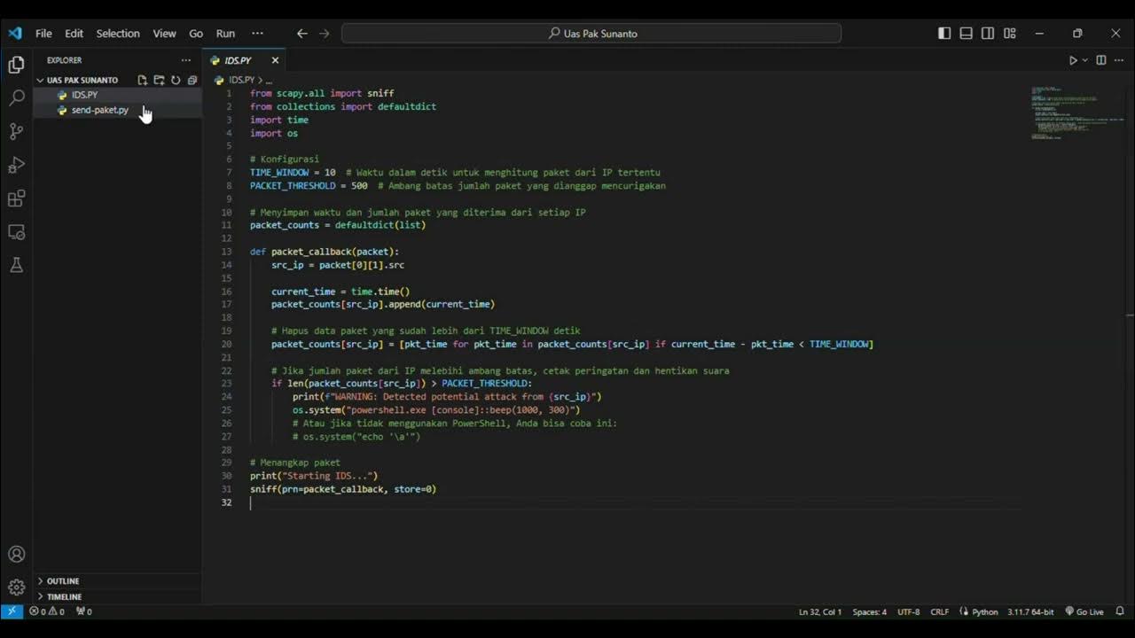 UAS Pemrograman Jaringan - YouTube