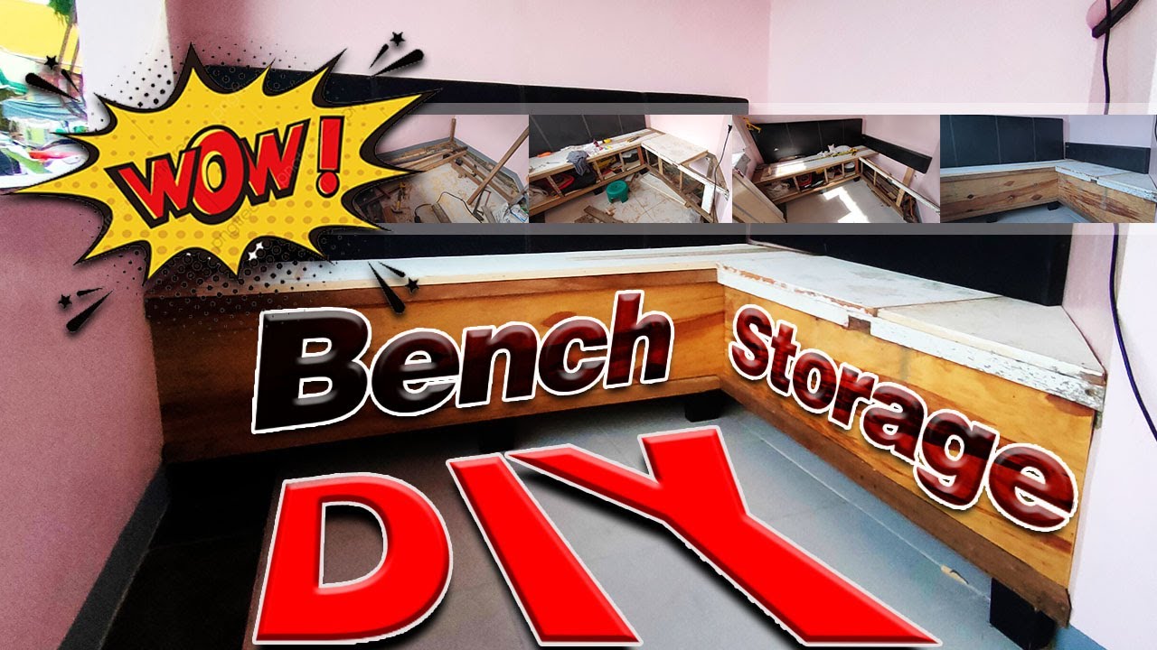 DIY | Bench Storage Part 2 | Upuan na may lagayan pa ng Gamit! - YouTube