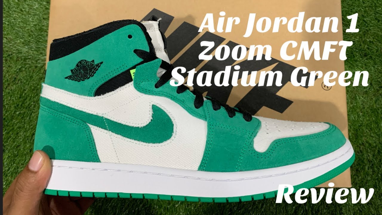 Air Jordan 1 High Zoom CMFT Stadium Green Review. Stadium Green Jordan ...