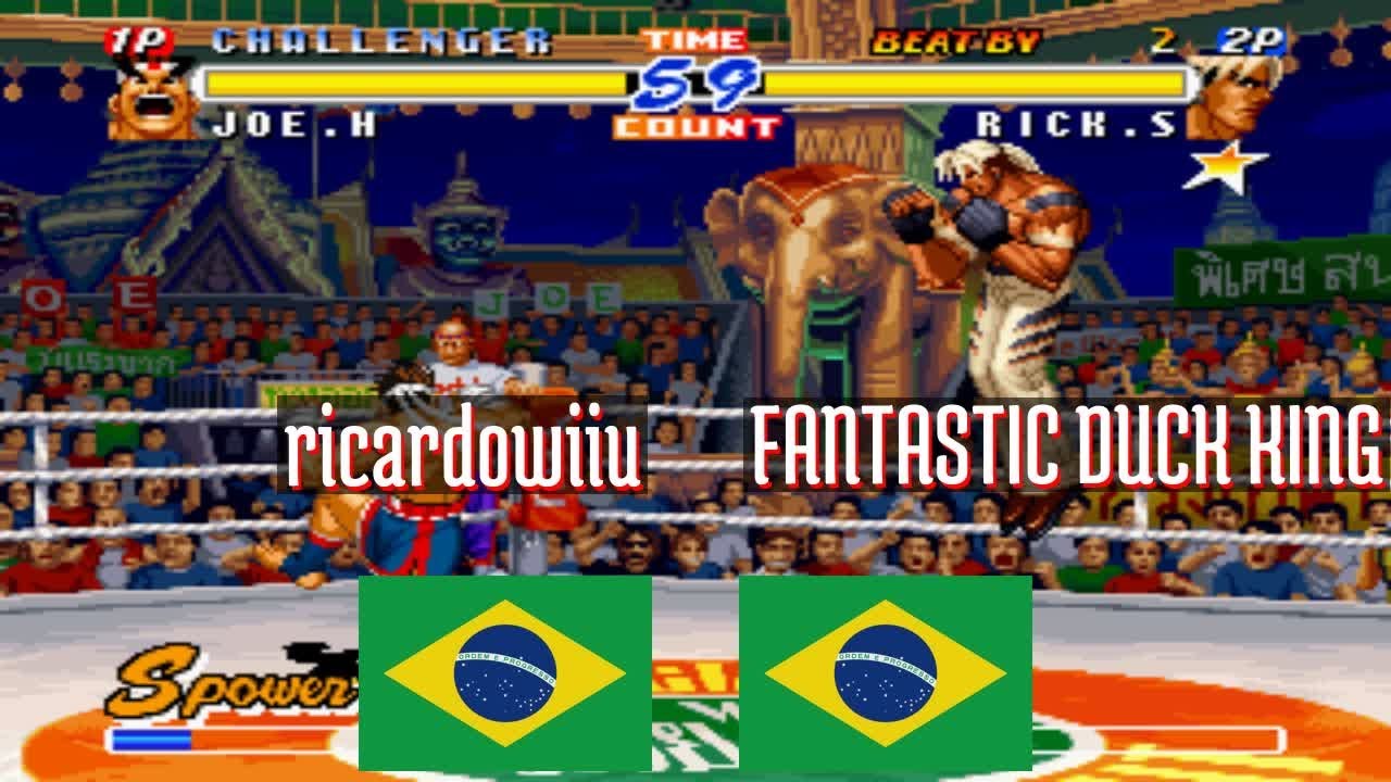 @rbff2h: ricardowiiu (BR) vs FANTASTIC DUCK KING (BR) [Real Bout FF 2 ...