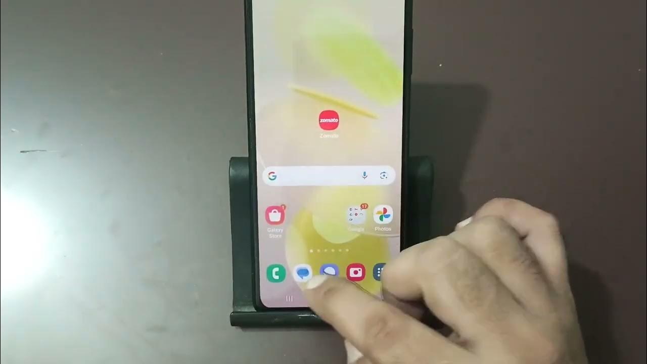 how to disconnect call using power button in Samsung galaxy M15, call disconnect kaise Kare ...