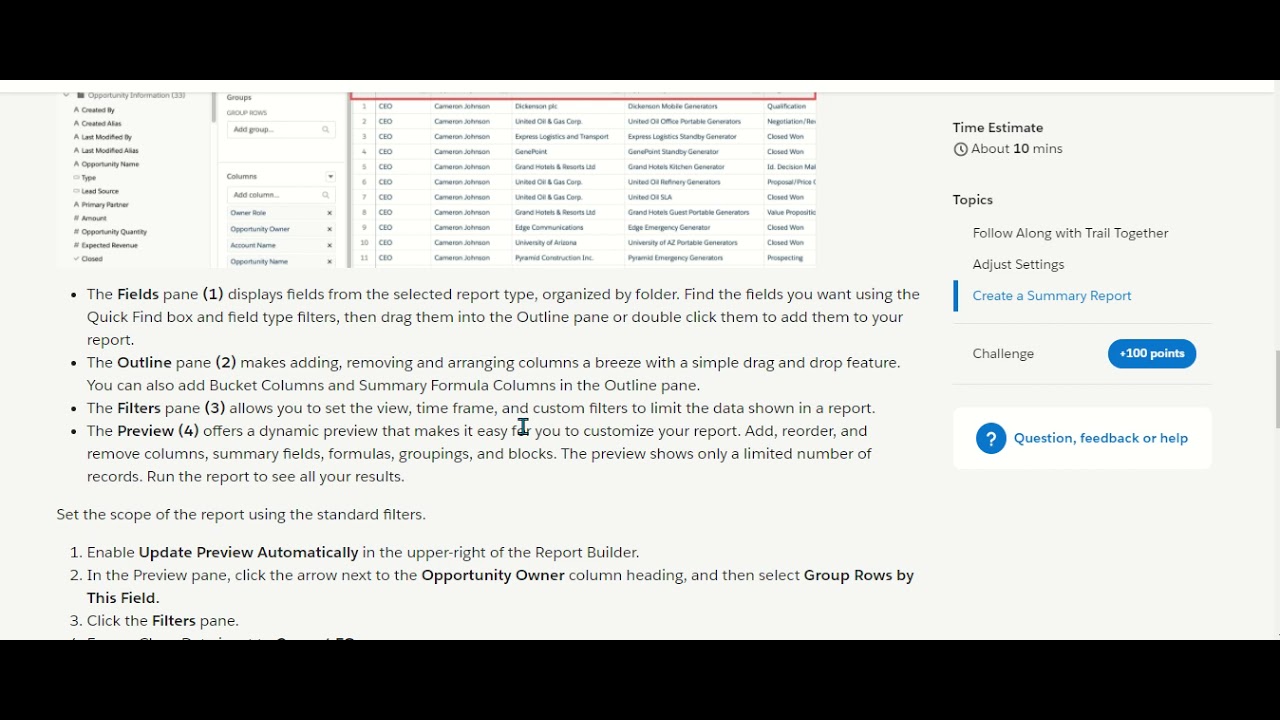 Create A Simple Custom Report Part 2 YouTube Create A Simple Custom Report Part 2 YouTube