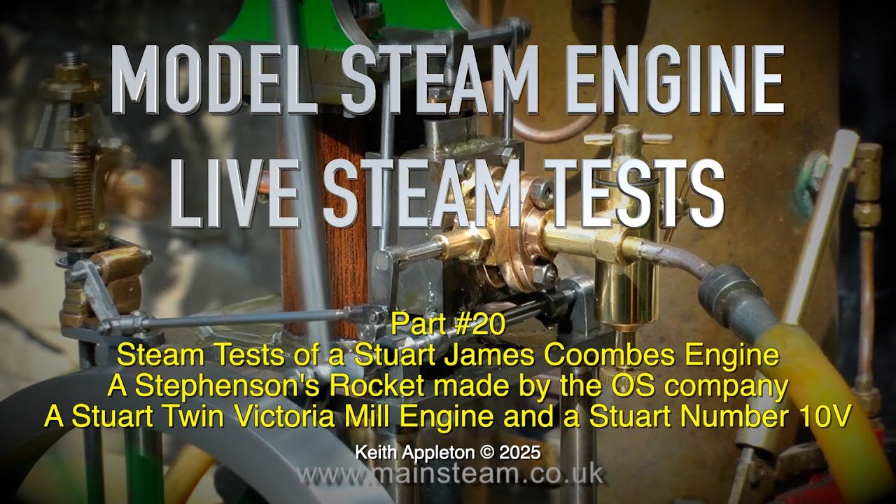 MODEL STEAM ENGINE LIVE STEAM TESTS - PART #20 - YouTube