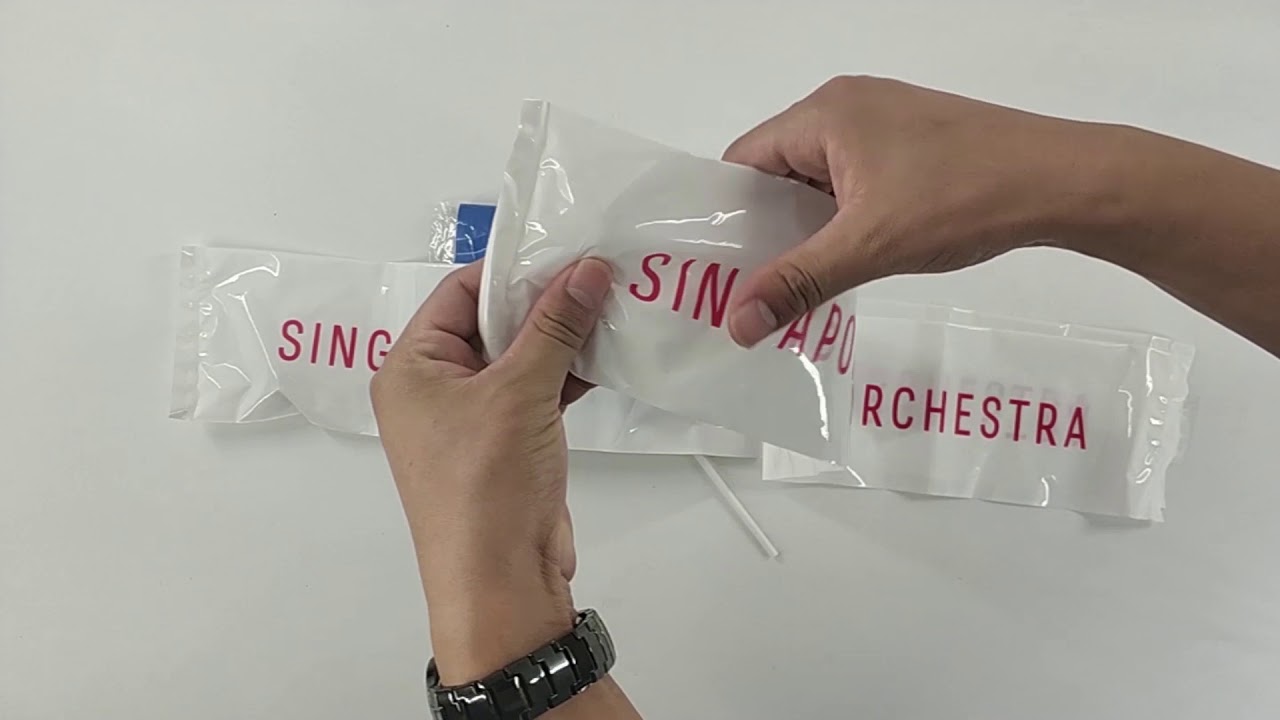 Party Cheering Inflatable Clapper Stick with Logo - YouTube