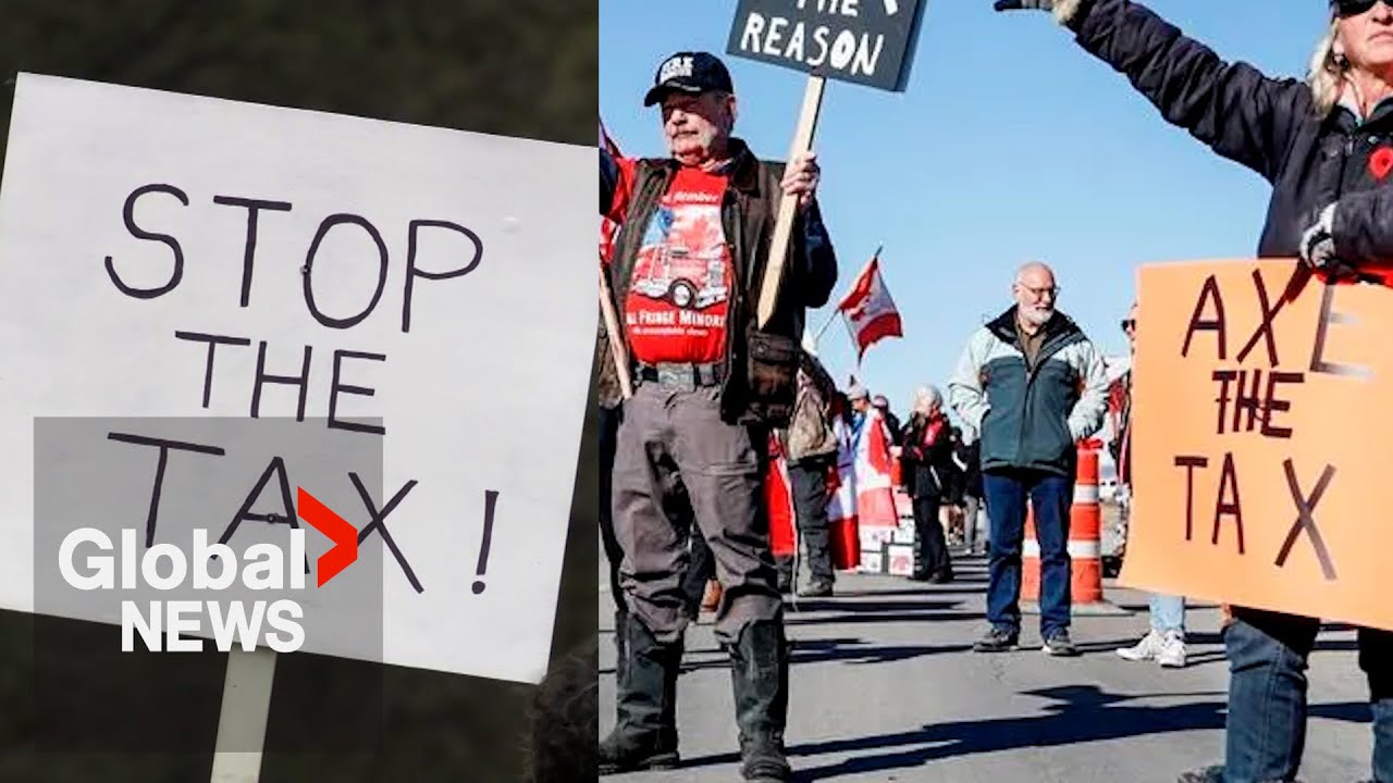 "Axe the Tax" protesters urge Trudeau to hold referendum on carbon tax ...
