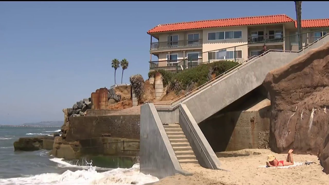 $3.65 million three-flight beach staircase opens near Sunset Cliffs ...