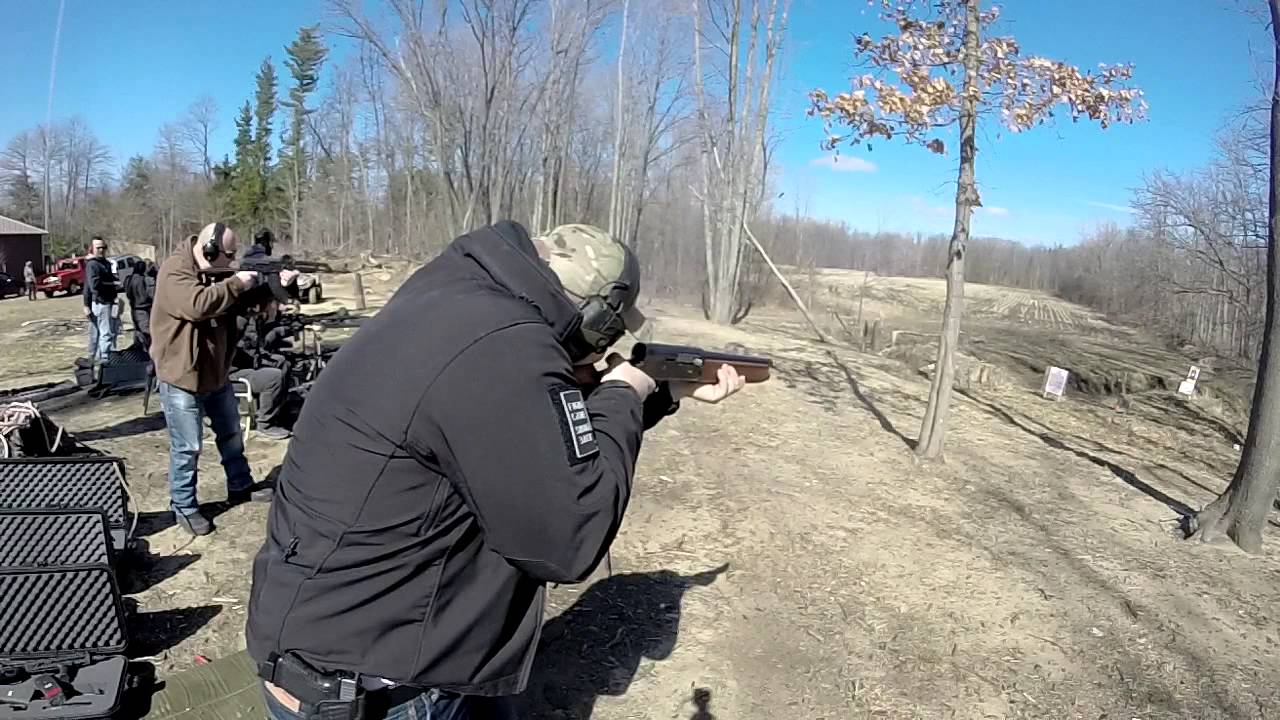 Remington Model 11 SBS - 3 Slugs - YouTube