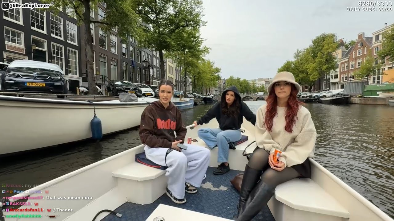 [2025-06-03] NoraExplorer - 🟣On a boat in Amsterdam @Acie @LadyDima ...