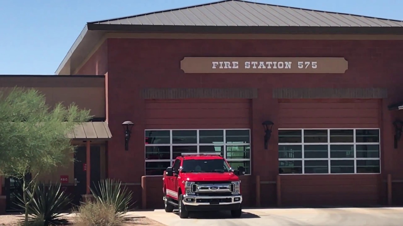 Fire station no. 575 in Maricopa, AZ - YouTube