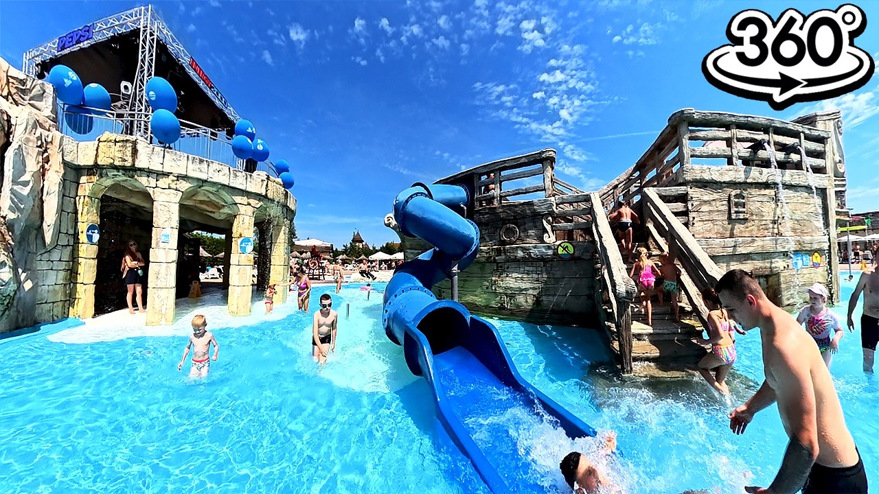 Water Park - Energylandia 2025 (360°) (POV) (Zator, Polska) Insta360 X5 ...