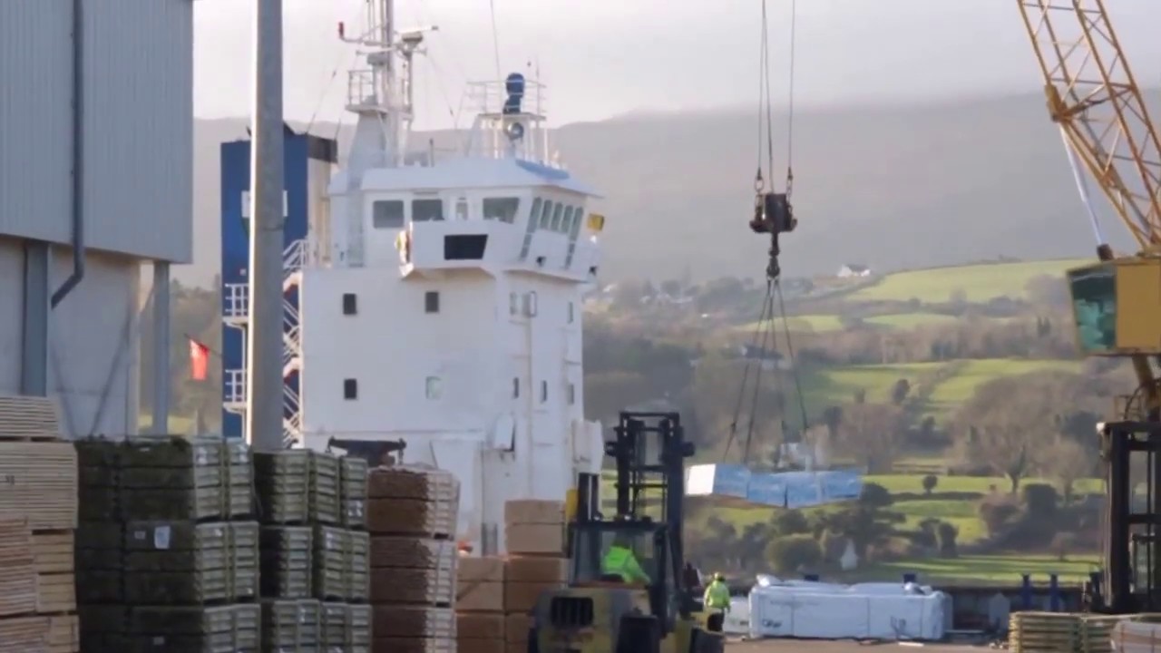 General Cargo Ship - Celtic Spirit at Warrenpoint Harbour - YouTube