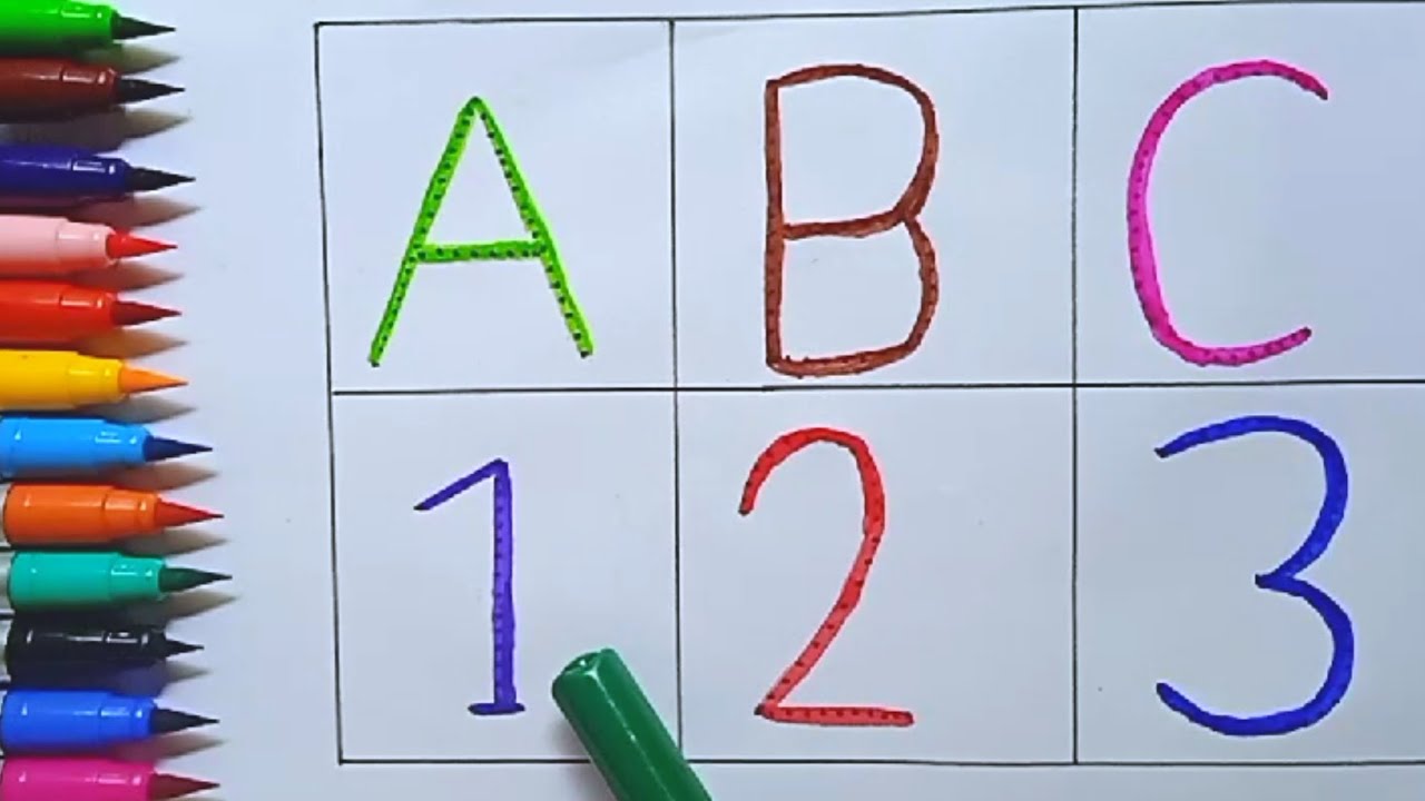 One two three, kids rhymes, ABC, 123 Numbers, 1 to 100 counting, learn ...